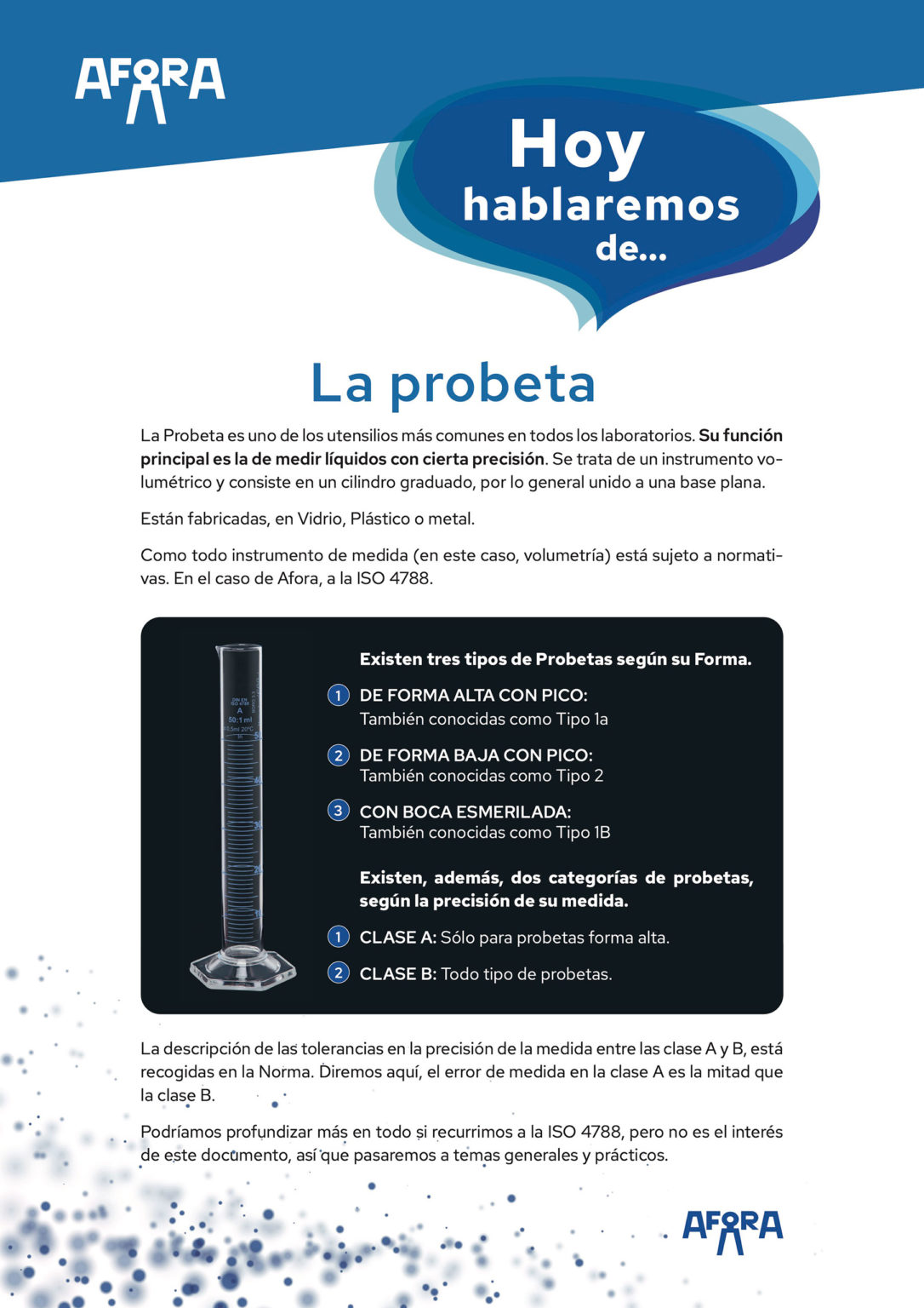 Todo sobre las Probetas de Laboratorio – Afora
